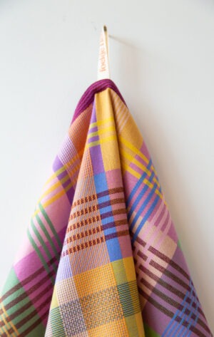 #4 checked check – multi cloth set of 2 – Foekje Fleur