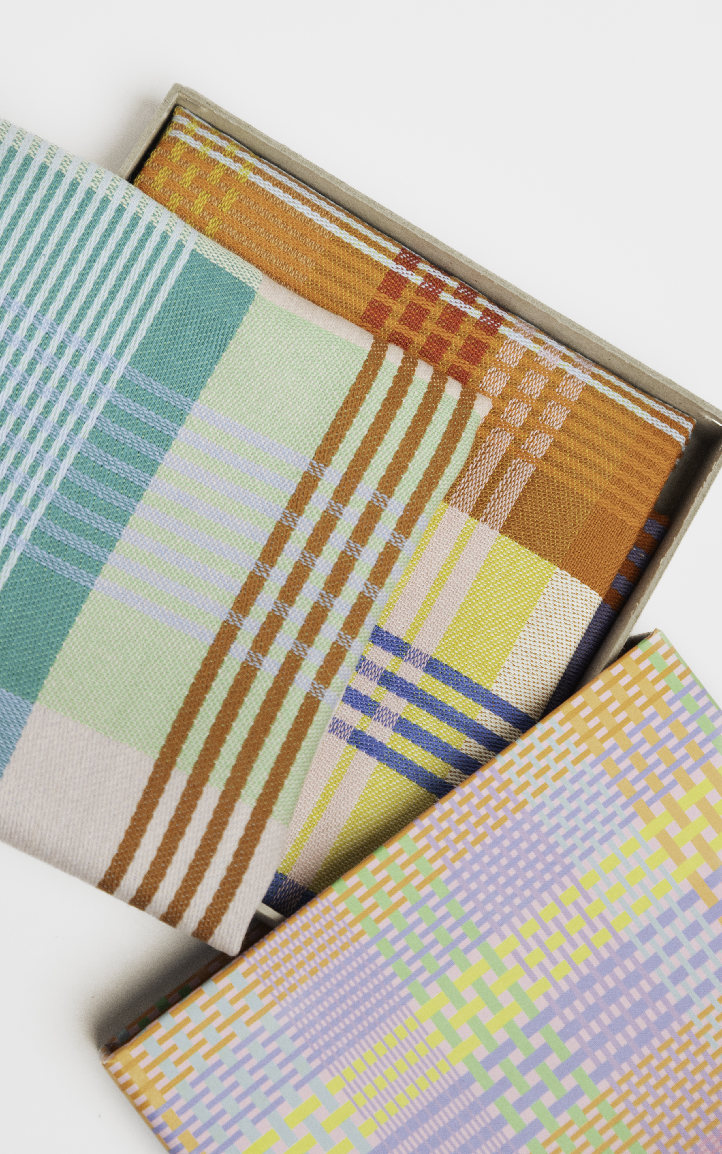 two kerchiefs in box #105 wild weave – Foekje Fleur